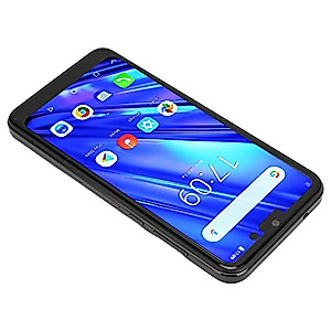 IP14 Pro Smartphone, 6.1in 4GB RAM 32GB ROM Unlocked Smartphone Ultrathin Face Recognition Dual Card Dual Standby Cellphone, Great Gifts for Parents (Black)