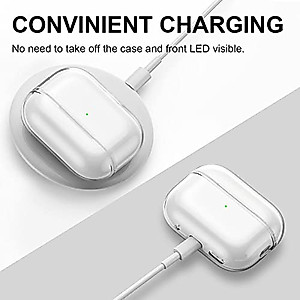 OETKER Compatible Airpods Pro 2nd Generation Case Clear, Soft Shockproof AirPods Pro 2 Case 2022 Protective Cover with Hand Strap Lanyard Transparent Airpod Pro 2 Gen Case Skin for Women Men