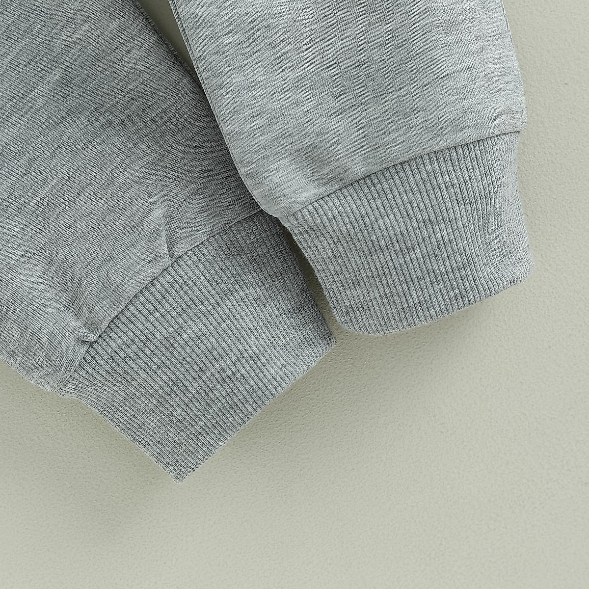 JLKGICF Fall Winter Baby Boys Clothes Long Sleeve MAMA'S BOY Print Sweatshirt+Elastic Sweatpants Toddler Infant Outfit Set (Dark Green Gray4, 0-6 Months)