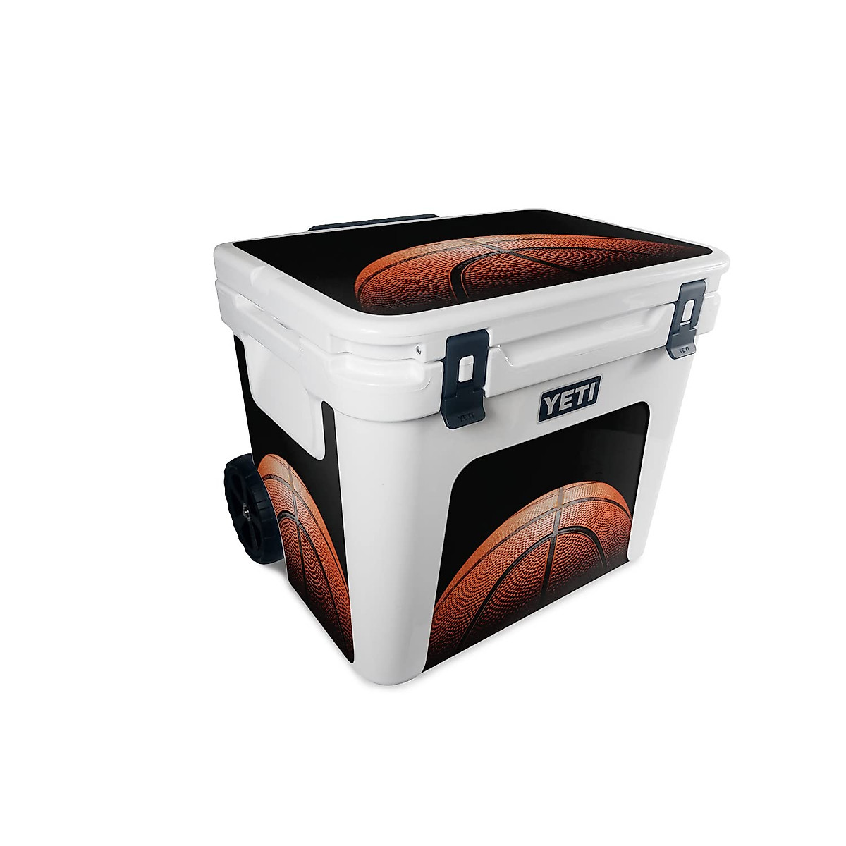 MightySkins Skin Compatible with Yeti Roadie 60 Wheeled Cooler - Basketball World | Protective, Durable, and Unique Vinyl Decal wrap Cover | Easy to Apply, Remove, and Change Styles | Made in The USA