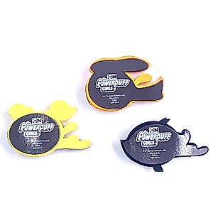 Monogram Powerpuff Girls 3 Piece Magnet Set –Bubbles, Blossom and Buttercup 3D Foam Magnet - Magnet for Refrigerators, Office and Lockers