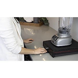 Nifty Appliance Rolling Drawer – White Open Mesh, Office or Home Kitchen Counter Organizer, Non-Slip Mat Top for Coffee Maker, Stand Mixer, Blender, Toaster