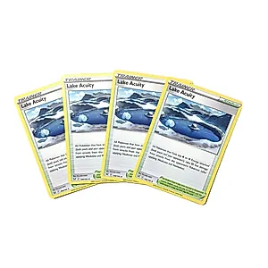 Lake Acuity 160/196 - Lost Origin - 4X Pokemon Trainer Card - Playset X4 NM