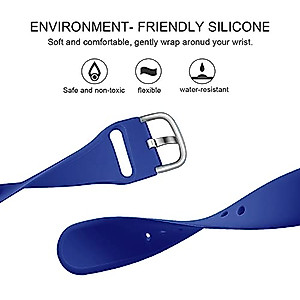 Custom Personalized Bands Compatible with Apple Watch 38mm 40mm 42mm 44mm, Name Monogram Laser Engraved Gift Soft Silicone Sport Loop Replacement Wrist Strap for iWatch Series SE/6/5/4/3/2/1