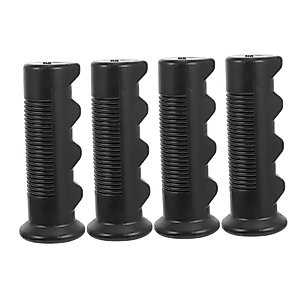 4pcs Handle Cover Rubber Cover for Cart Rubber Handle Grip Anti-Slip Hand Protector Anti-Skid Handle Wraps Round Tube Grip Grocery Cart Grips Tube Handle Sleeves Cart Handle Wraps