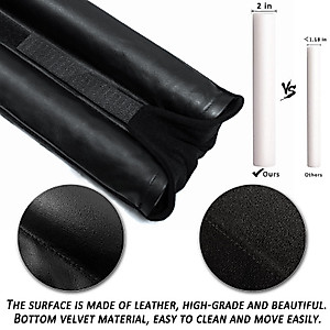 Door Draft Stopper,Leather Door Draft Stoppers for Bottom of Door,Under Door Draft Stopper Weather Stripping,30-36" Adjustable Draft Stopper for Bottom of Door,Door Draft Blocker,Grey
