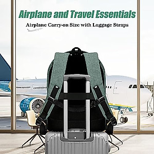 Laptop Backpack 15.6 Inch, Backpack with Laptop Sleeve, Unisex Backpack Carry on Personal Item Backpacks,Travel Anti-theft and Waterproof Work Backpacks, Back to College Backpack with Compartment