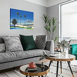 Modern Art Poster by Surrealist Artist Hiroshi Nagai (8) Canvas Poster Bedroom Decor Office Room Decor Gift Frame-style 20x16inch(50x40cm)