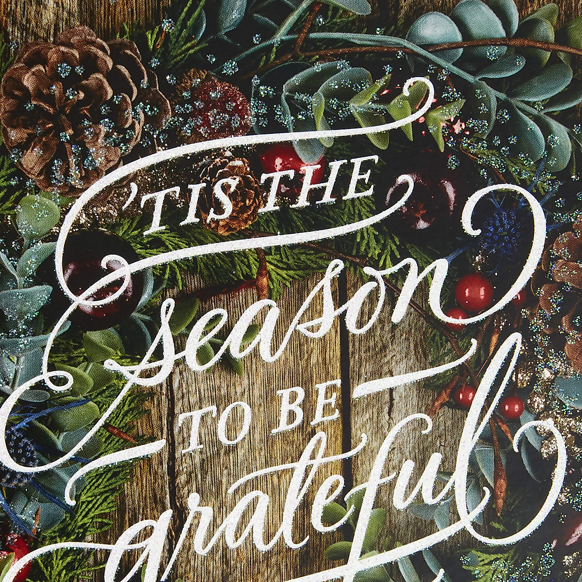 Hallmark Boxed Christmas Cards, Season to be Grateful (16 Cards and 17 Envelopes)