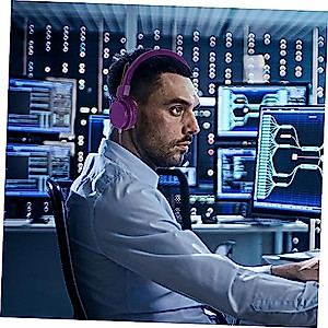 Mikikit Headset Wired Music Headset Boys Headphones for Over Ear Headphones Wired Headphones for Noise canceling 3. 5mm Earphone Noise Wired Earphones Earmuff Headphones Plastic