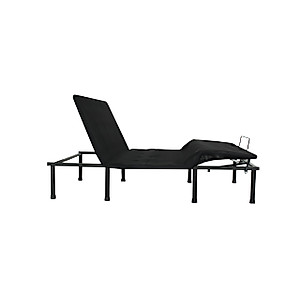 ccko Electric Adjustable Bed Frame with Independent Head & Foot Incline, Queen Size Adjustable Bed Base Motorized Bed Frame with Remote Control and Quiet Motor, Quick and Easy Assembly