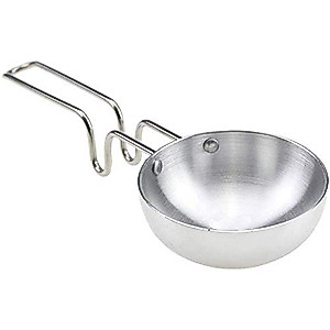 DBY Aluminum Tadka Frying Pan Spice Heating Pan Tadka Pan with Long Handle Spice Roasting Tadka Pan Vagharia for Home Hotel Restaurant Tadka Pan for saag dal kadhi dhokla