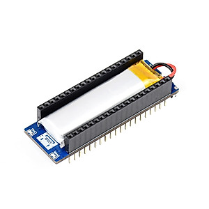 UPS Module B for Raspberry Pi Pico Board Uninterruptible Power Supply UPS HAT Power Management Expansion Board 5V,Monitoring Battery Operating Status via I2C Bus