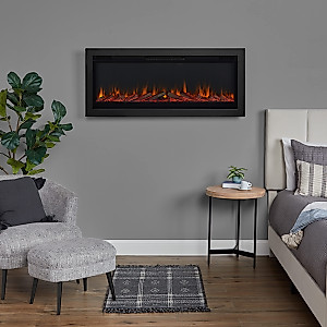Real Flame® 49" Wall-Mount or Recessed Electric Fireplace Insert by Real Flame