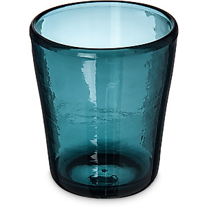 Carlisle FoodService Products MIN544015 Mingle Double Old Fashioned, 14 oz, Tritan, Teal (Pack of 12)
