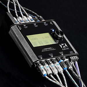 NVX XDSP66BT 6-Channel X-Series 15 Band Parametric EQ Digital Signal Processor (DSP) with 2.75" LCD Display and Includes Bluetooth USB Adapter for Music Streaming