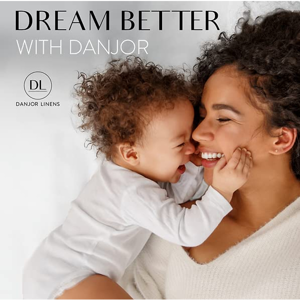 Danjor Linens California King Sheet Set - 6 Piece Set Including 4 Pillowcases - Deep Pockets - Breathable, Soft Bed Sheets - Wrinkle Free - Machine Washable - White Cal King Bed Sheets - 6 pc