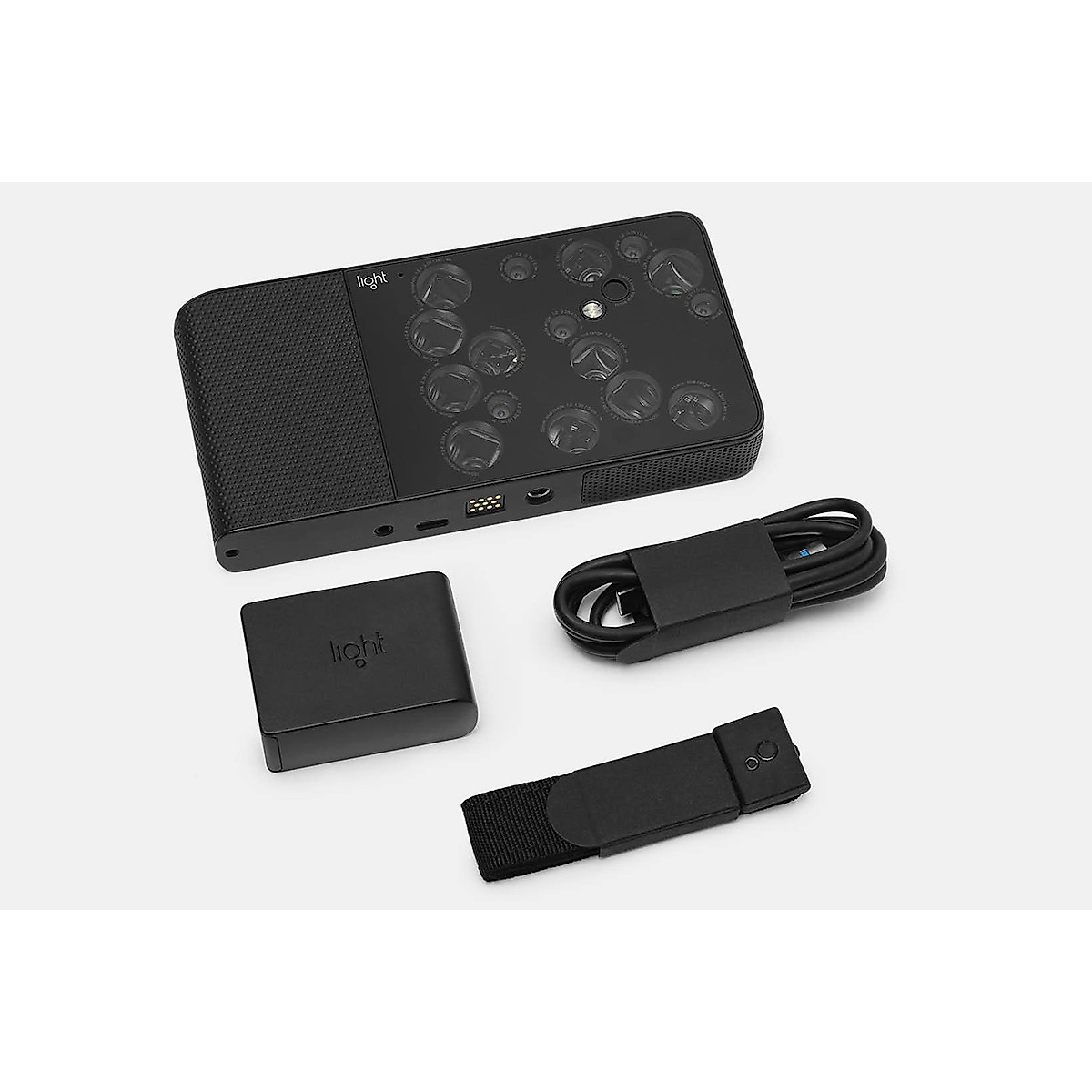 Light L16 - 4K Multi-Lense 52MP Pocket-Sized DSLR-Quality Camera with Built-in Wifi, Touchscreen, Software Updated Built-in 256MB Storage (New)