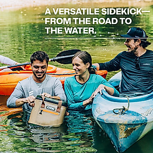 RTIC Soft Cooler 30 Can, Insulated Bag Portable Ice Chest Box for Lunch, Beach, Drink, Beverage, Travel, Camping, Picnic, Car, Trips, Floating Cooler Leak-Proof with Zipper, Blue/Grey