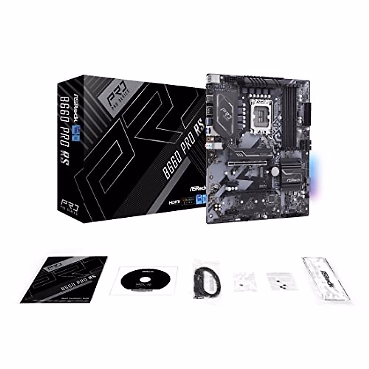 ASRock B660M ATX Motherboard B660 Pro RS Intel B660 Series CPU (LGA1700) Compatible