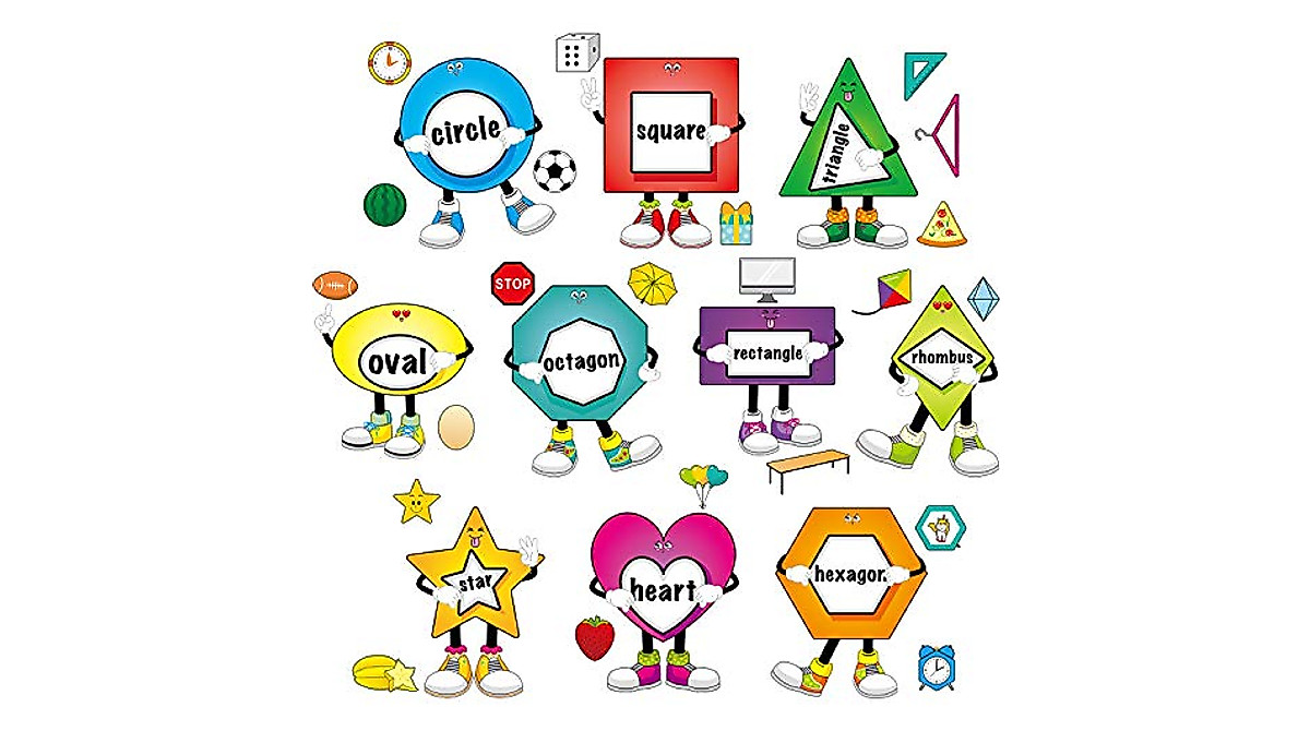 Shapes Bulletin Board Set for Classroom & Preschool Learning