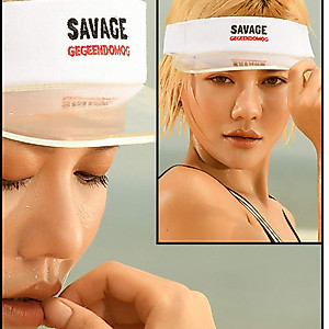 CLAPE Runner Cap Plastic Sun Visors Travel Clear Tennis Beach Hat for Men and Women