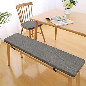 MCOSU Bench Cushion - Outdoor/Indoor Patio Porch Swing Cushions, 48/40/50 x 12/14/16/18 inch Bay Window Seat Furniture Cushion Non-Slip with Zipper (Color : 3#, Size : 51x18x2in)