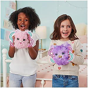 What the Fluff, Purr ‘n Fluff, Surprise Reveal Interactive Toy Pet with over 100 Sounds and Reactions, Kids Toys for Girls Ages 5 and up