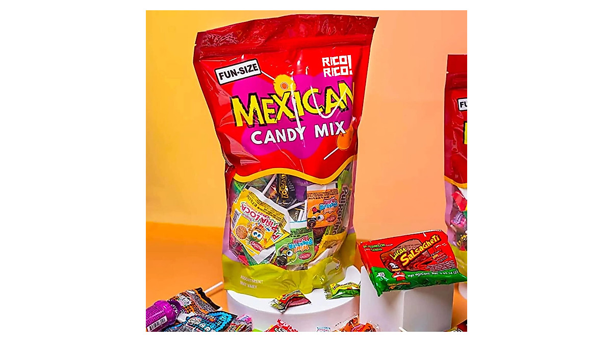 RICO RICO 50 Pc Mexican Candy Mix - Sweet & Spicy Dulces Surtidos