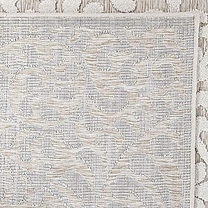 My Texas House by Orian Bluebonnets Area Rug, 7'9" x 10'10", Natural Driftwood