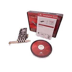 Vantec Quad Chip 4-Port Dedicated 5Gbps USB 3.0 PCIe Host Card (UGT-PCE430-4C)