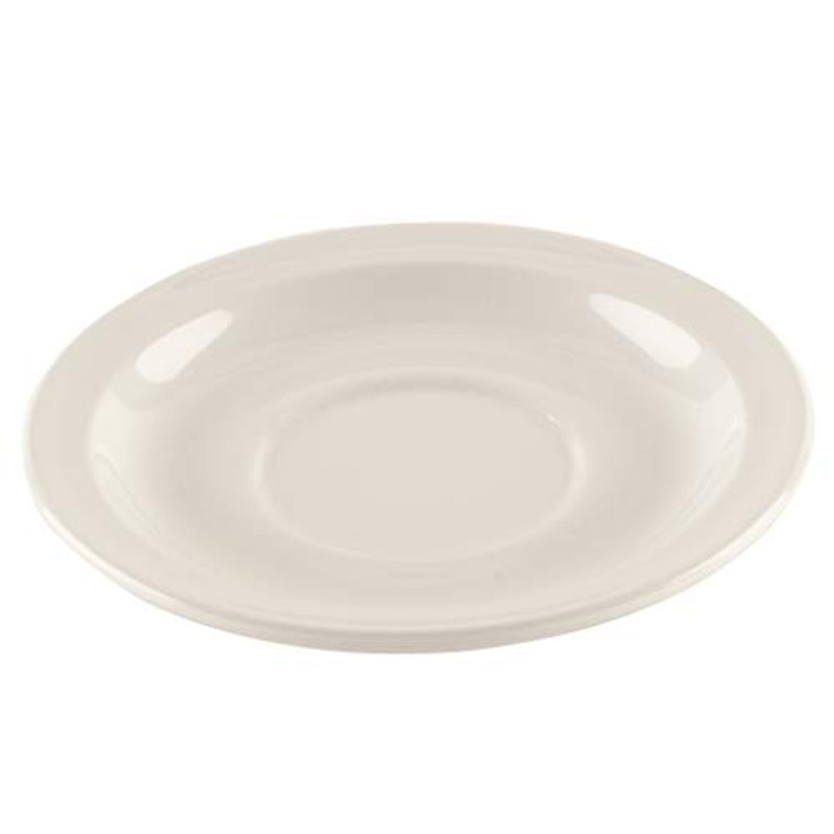 G.E.T. Enterprises DC-200-W White 5.75" Saucer for DC-100 & DC-101 (Pack of 12)