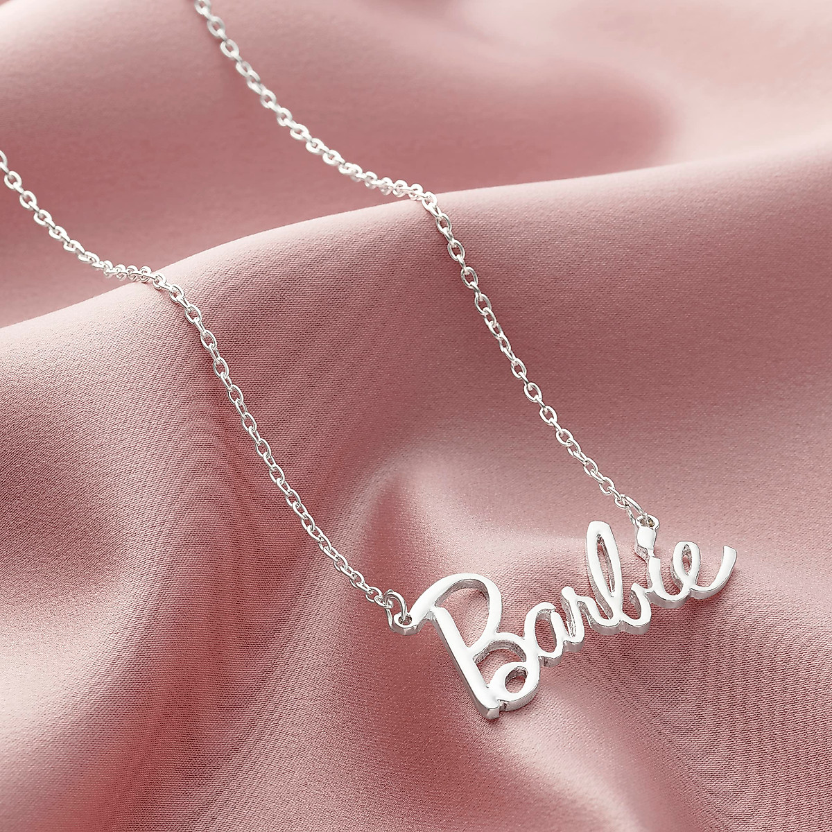 Barbie Script Logo Necklace