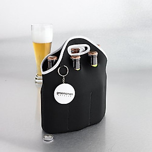 Mud Pie Groomsmen 6-Pack Carrier