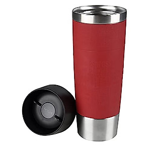 Tefal Travel Mug Grande, Stainless Steel, Red, 0.5 L