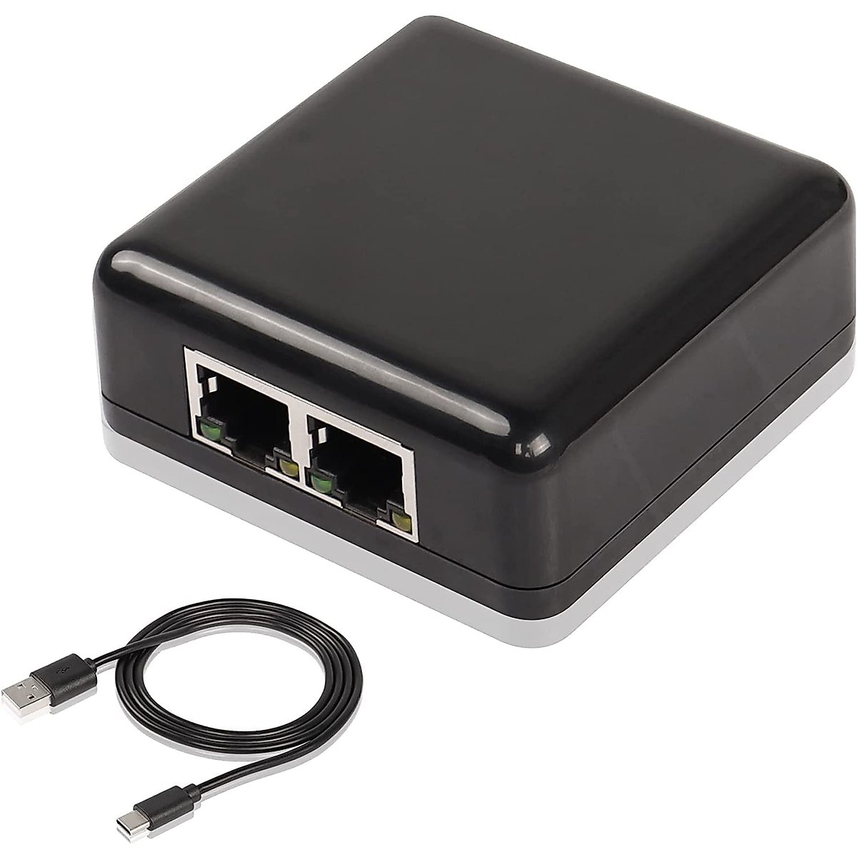 SinLoon RJ45 Network Splitter Adapter Gigabit,1000Mbps Ethernet Cable Splitter 1 to 2, RJ45 Network Extension Connector,Two Devices Share The Internet at The Same Time(Gigabit 1 to 2)