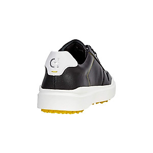 Cole Haan Grandpro Rally Golf Waterproof Caviar Black Leather 9 B (M)