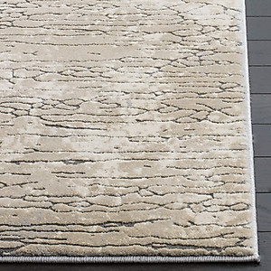 Safavieh Meadow Collection 5'3" x 7'6" Beige MDW170B Modern Abstract Area Rug