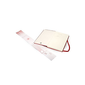 Moleskine Art Sketchbook, Hard Cover, Large (5" x 8.25") Plain/Blank, Scarlet Red, 104 Pages