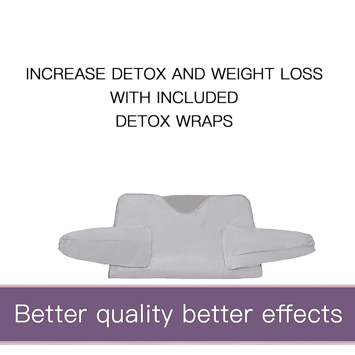 JKIUI Infrared Sauna Blanket Fast Sweating Body Shape Upgraded Hand Stretch Design Professional Infrared Sauna Blanket with Sleeves Heat Detox for Body Relaxation at Home Use Women Men Silver