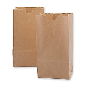 Extra Small Brown Paper Bags 3 x 2 x 6" party favors, Paper Lunch Bags, Grocery Bag, wedding favor bags, kraft bags, paper bags 100 per pack