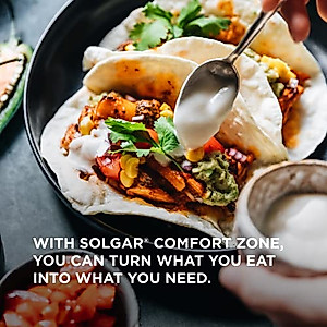 Solgar Comfort Zone Digestive Complex, 90 Vegetable Capsules - Enzymes for Digestion - Support The Body’s Natural Digestive Process - Break Down Difficult To Digest Foods - Kosher - 90 Servings