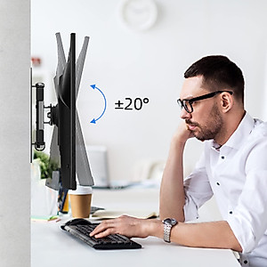 Suptek TV Wall Mount Swivel Tilt Rotation Full Motion Adjustable Articulating for Most 15- 32 inch LED, LCD Monitor Wall Mount VESA 75,100 (MA2720)