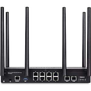 TRENDnet AC3000 Tri-Band Wireless Gigabit Dual-WAN VPN SMB Router,TEW-829DRU,MU-MIMO, Wave 2,Internet Router,Whole Office/Home wifi,Pre-Encryped Wireless,QoS ( RENEWED)