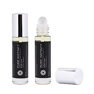 Pure Instinct Perfume Cologne with Pheromone Infused Essential Oil Set For Him - Set of 3