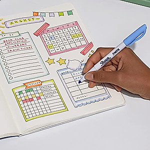 SHARPIE S-Note Creative Markers, Highlighters, Assorted Colors, Chisel Tip, 24 Count