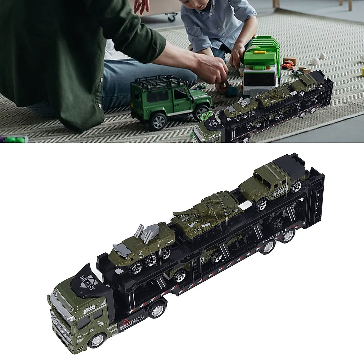 LBEC Military Toys, Alloy Material Diecast Military Vehicles for Decoration