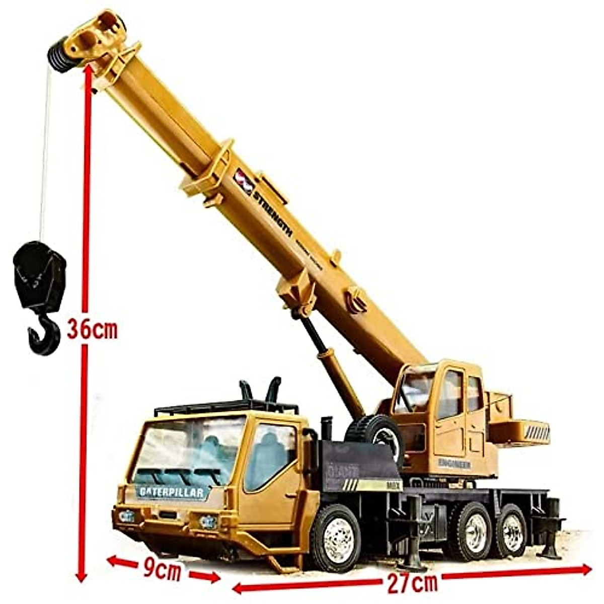 ZOTTEL Remote Control Engineering Vehicle Tower Crane RC Mobile Construction Crane Bulldozer Loader Gift Boy Toys Excavator Educational Toys
