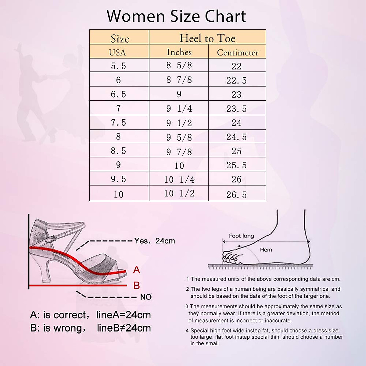 HROYL Women Closed Toe Ballroom Dance Shoes Low Heel Rhinestones Latin Salsa Modern Performance Practice Dancing Shoes YCL403-4.5 Beige, 9.5 B(M) US