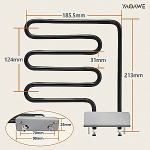 Replacement Part 9907120011 800 Watt Heating Element Kit & Part 9907180088 Meat Probe for Masterbuilt Electric Smokers